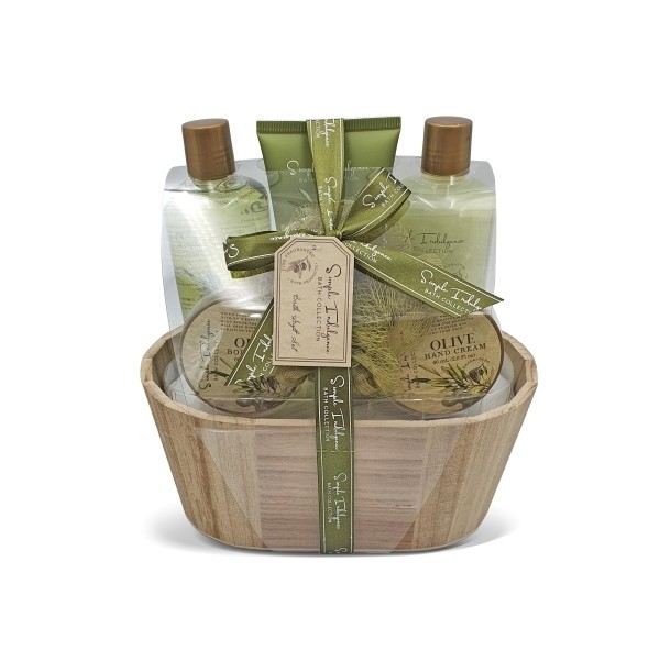 Coffret Cadeau Bain Simple Indulgence Olive